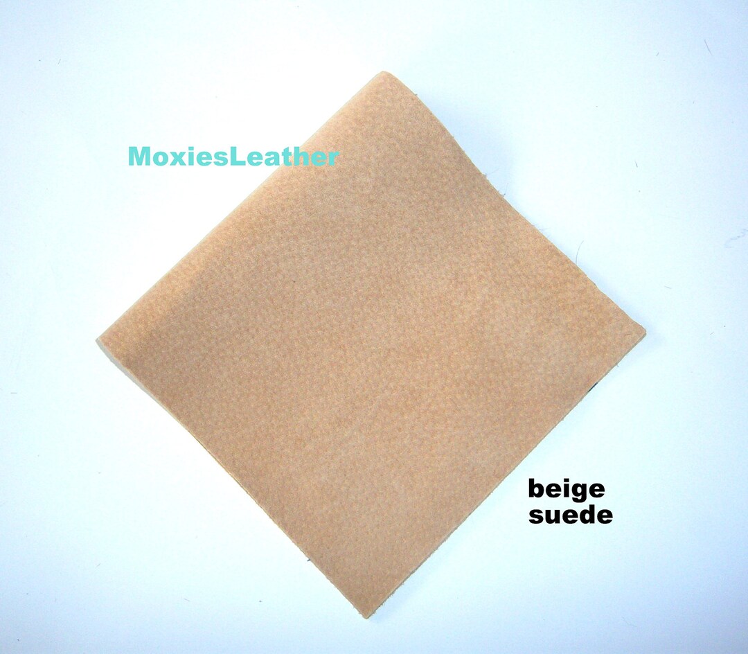 Beige Suede - Genuine Suede - Real Suede Taupe Suede Skins - Brown ...