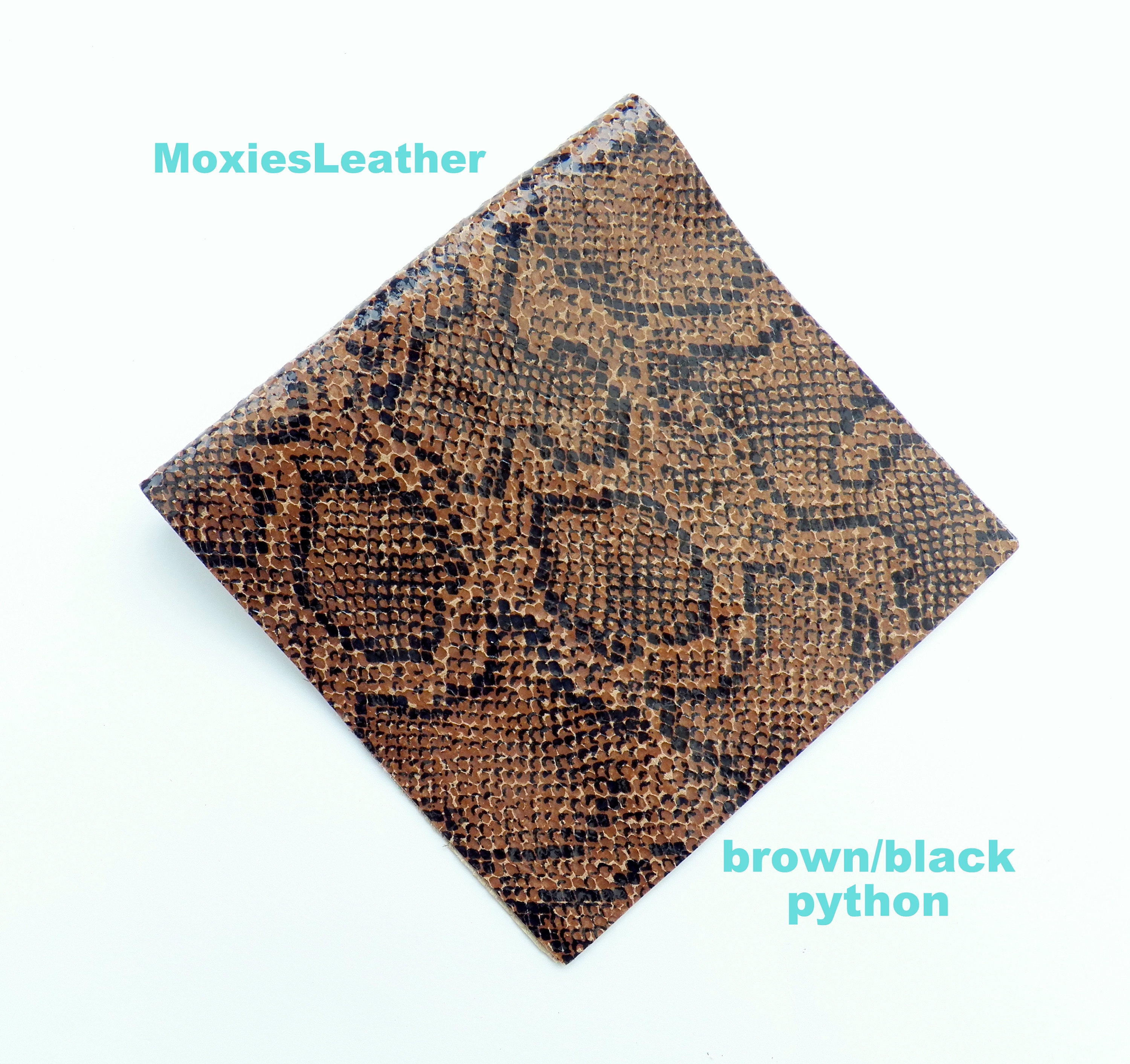 50% Denim Shimmer Leather -snake Print Leather, 6 X 12 Croc Leather ...