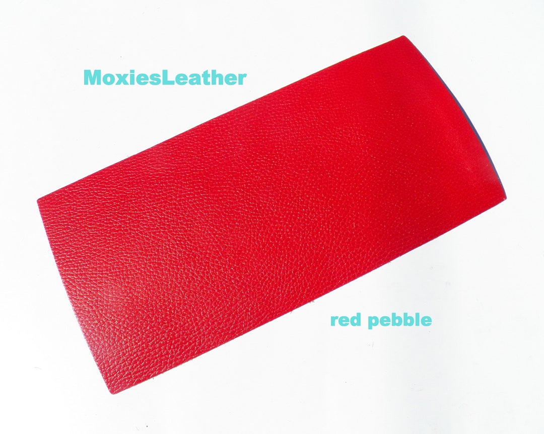 Red Firm Leather - Cow Hide Leather Red Leather - Caramel Firm Leather ...