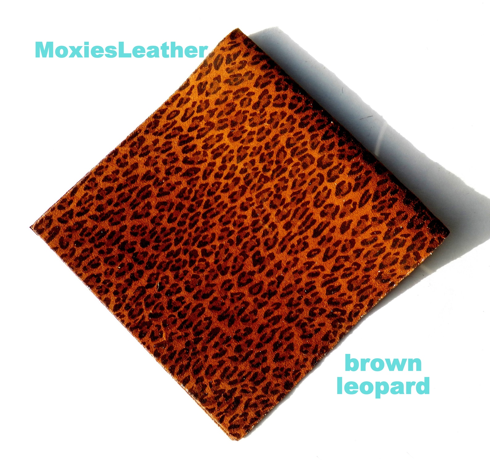 Leopard Genuine Leather Suede Pieces , Aztec Prints, Scrap Cheetah ...