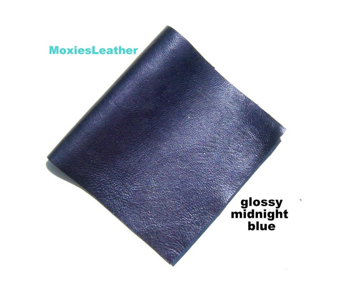 Glossy Blue Leather, Glossy Midnight Blue . Blue Metallic , Metalic ...