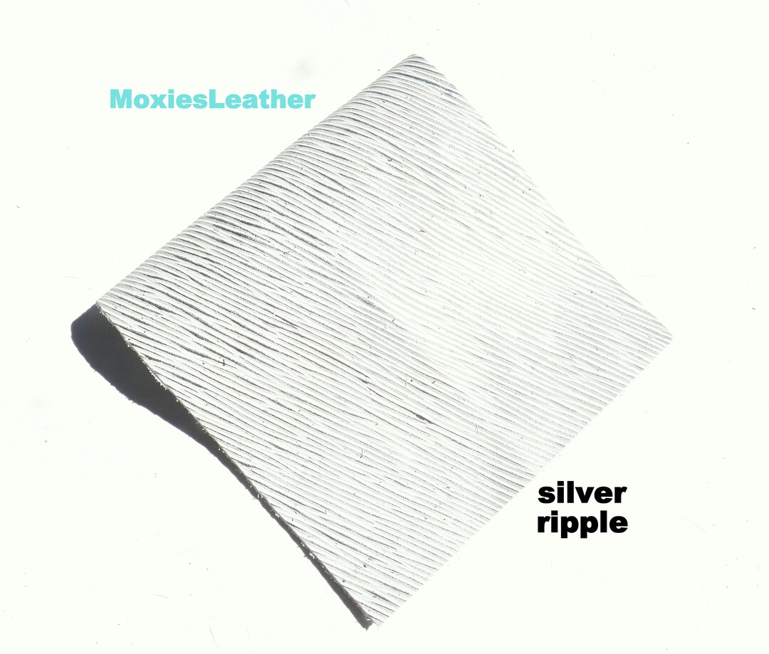 Blue Distress Genuine Leather Piece- Leather Fabric -copper Leather ...