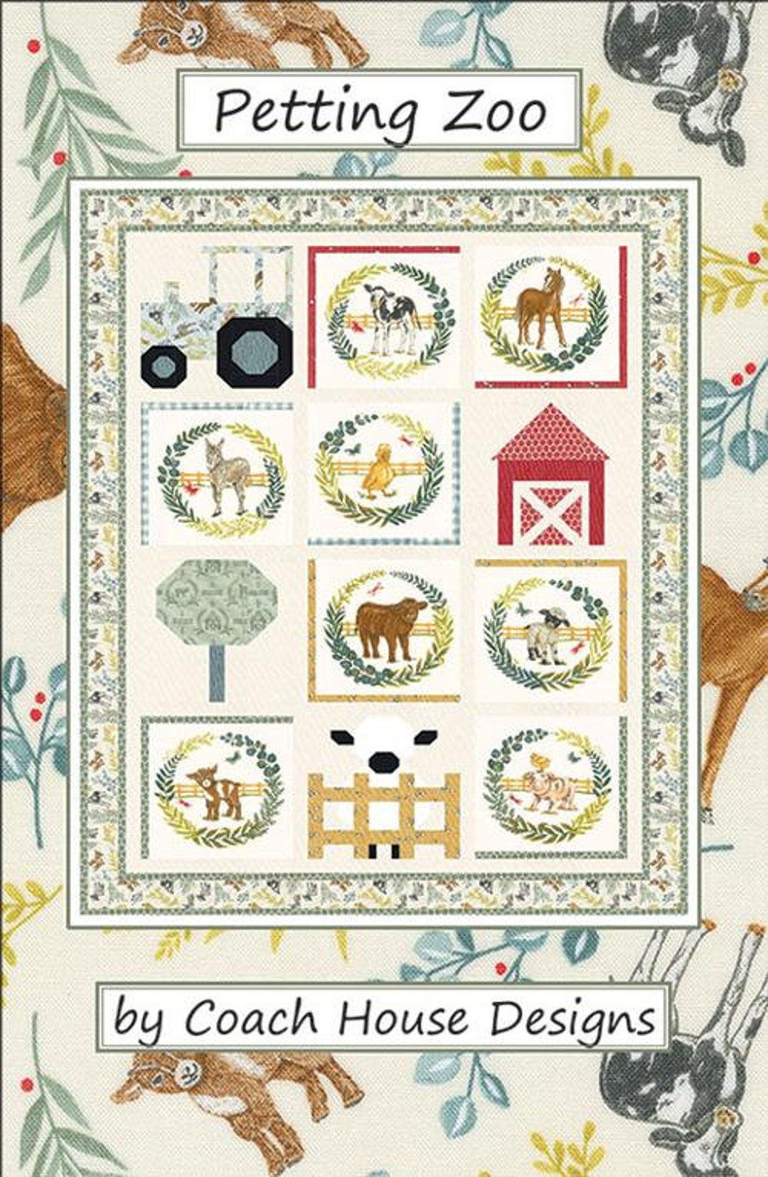 Petting Zoo Quilt Kit by Deb Strain- 39" X 50" - Etsy