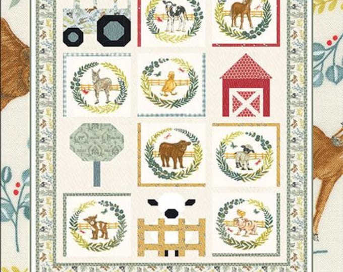 Petting Zoo Quilt Kit by Deb Strain- 39" X 50" - Etsy