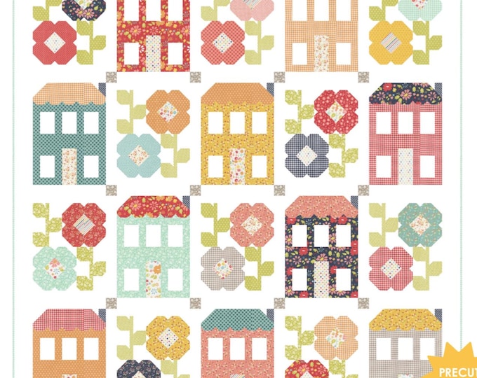 Flower Farm Quilt Kit by Bunny Hill Designs - Boxed Kit or Shop Cut- 58 ...