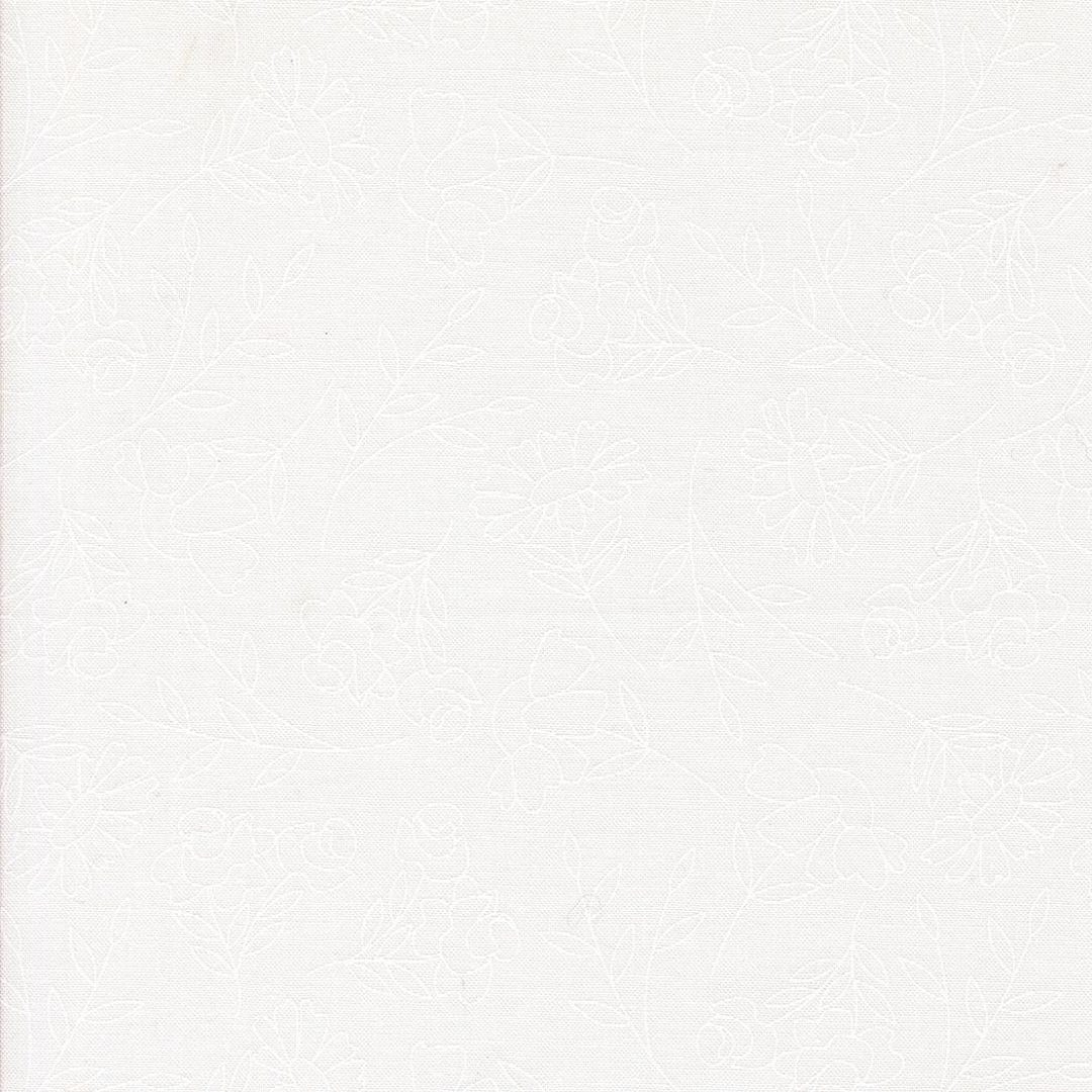 Abloom Spring Sketch Cloud White 29211 31 by Corey Yoder- Moda- 1/2 Yard - Etsy