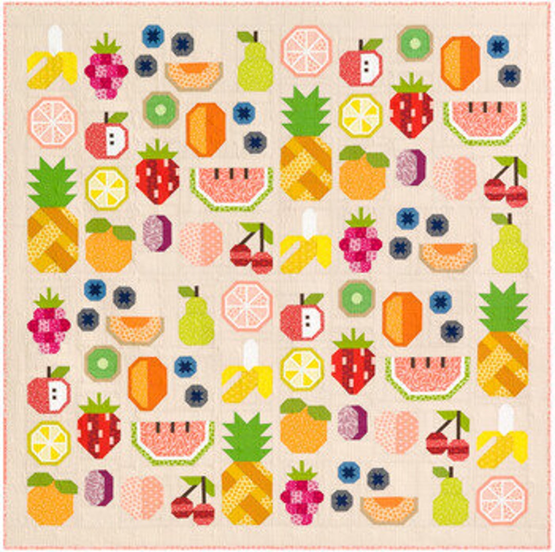Produce Section Pattern by Elizabeth Hartman Robert Kaufman - Etsy