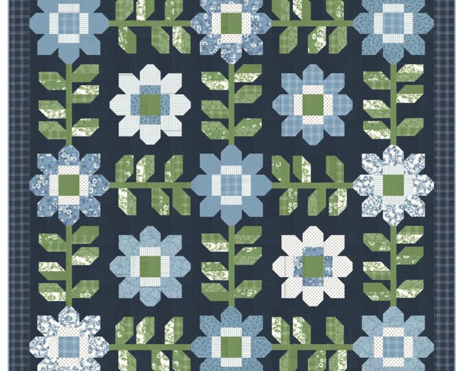 Edelweiss Quilt Kit in Nantucket Summer by Camille Roskelley - INCLUDES ...