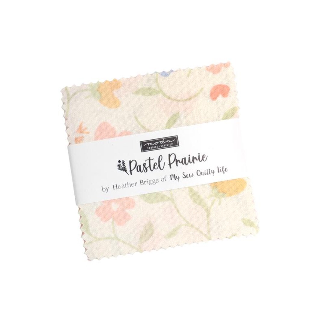 PREORDER Pastel Prairie Mini Charm Pack 31780MC by Heather Briggs- Moda ...