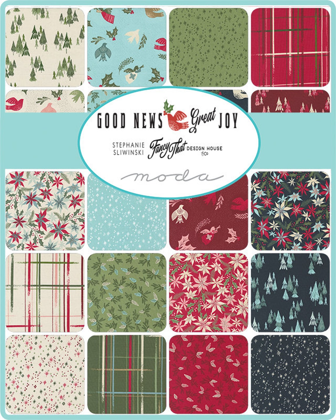 Good News Great Joy Jelly Roll by Fancy That Design House- Moda- - Etsy