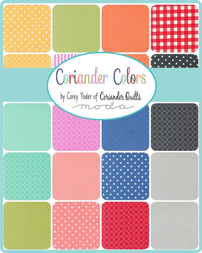 Coriander Colors Charm Pack 29200PP by Corey Yoder- Moda- - Etsy