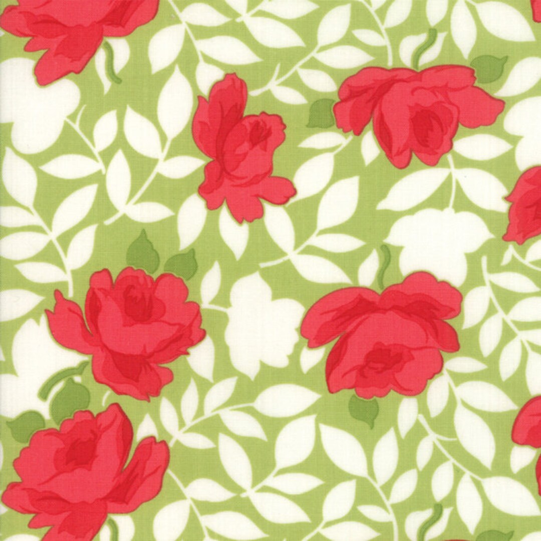 Little Snippets Vintage Rose Green 55180 14 Moda - Etsy