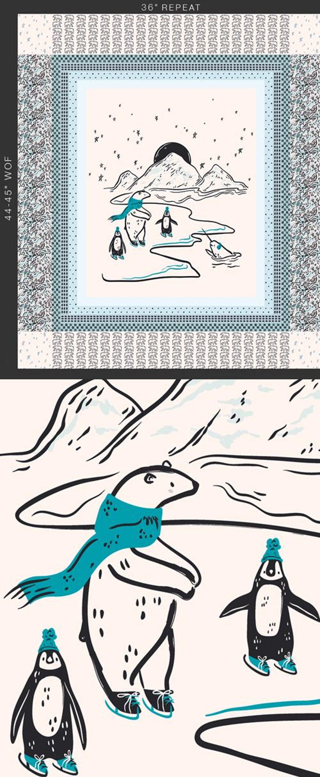 Polar Quest Panel CAPAT12111 From Artic Tale Capsule Designed by Art ...