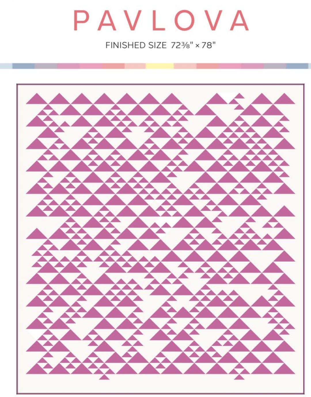 Pavlova Quilt Kit Using Speckled Metallic Daisy RS5027 41M by Ruby Star ...