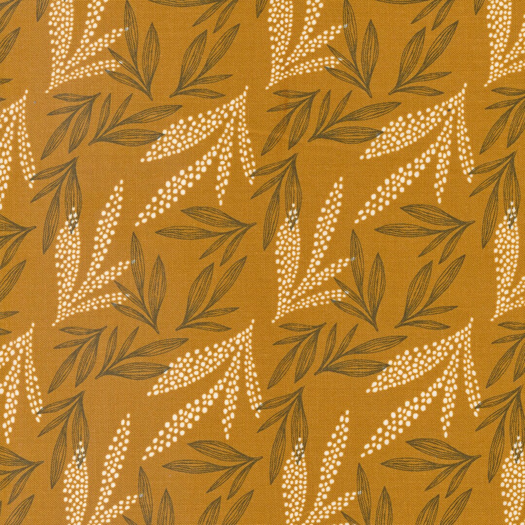 Woodland Wildflowers Leaf Lore Caramel 45584 22 by Fancy That Design House- Moda- 1/2 Yard - Etsy
