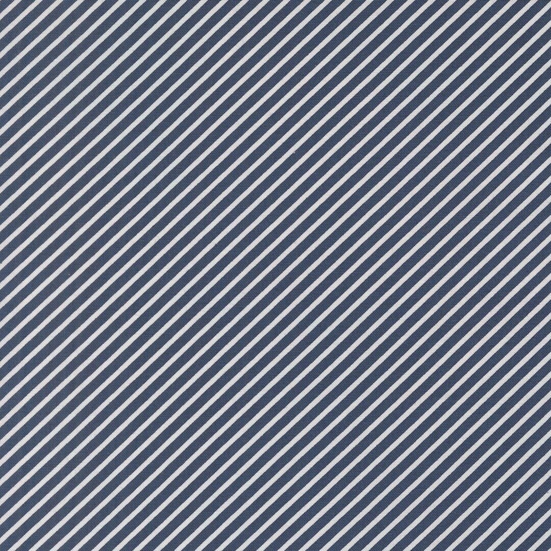 Delightfully Yours Bias Stripe Navy 37708 19 by Sherri and Chelsi- Moda ...