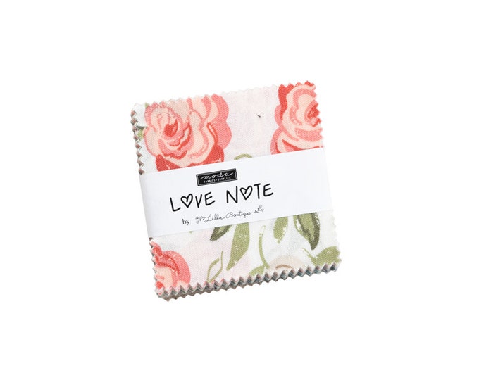 Love Note Mini Charm Pack by Lella Boutique Moda - Etsy