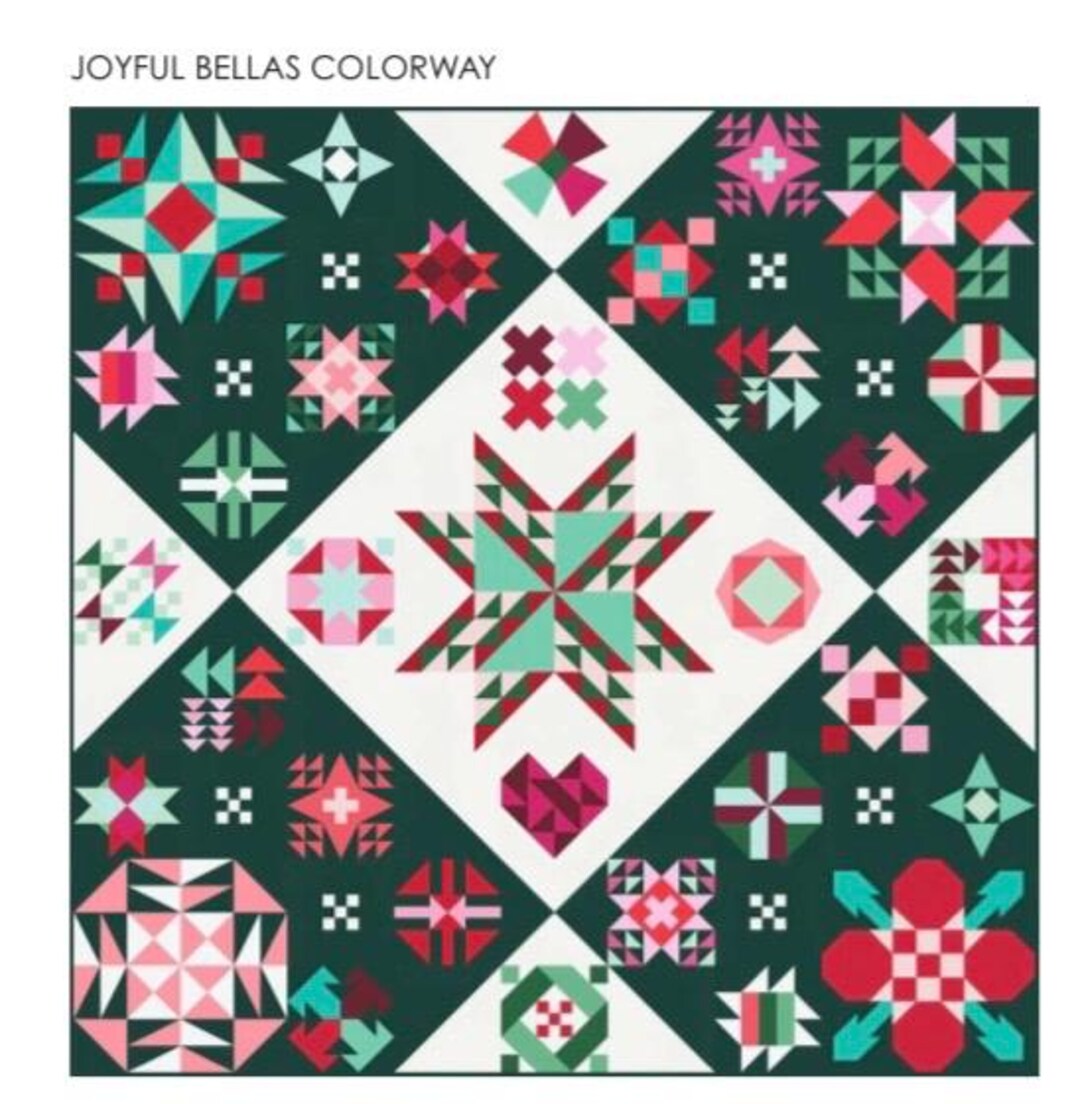 My Favorite Color is Moda QUILT KIT- Joyful Bellas Colorway - Moda- 81 ...