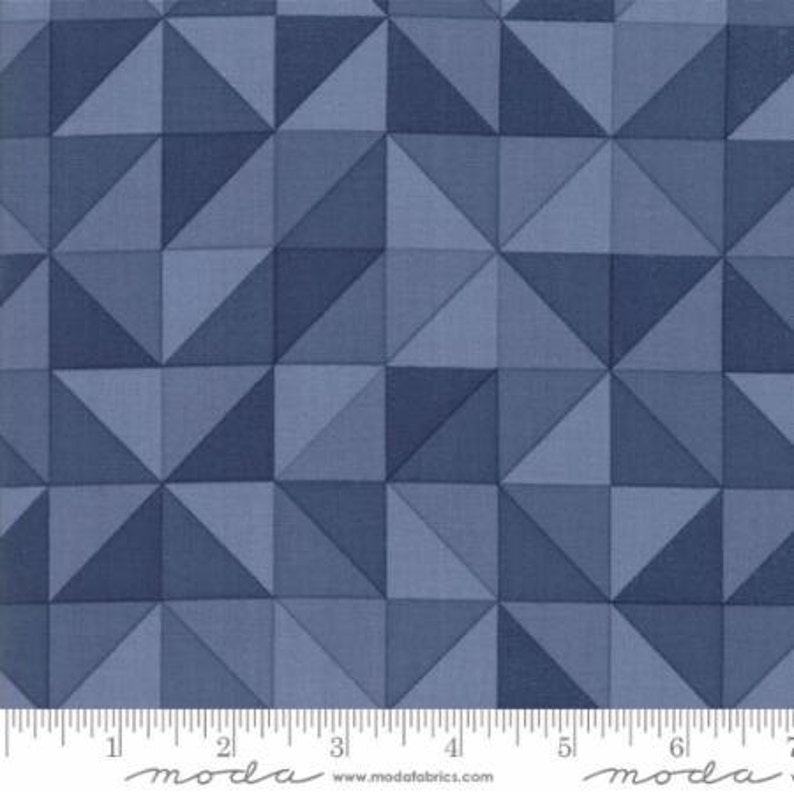 Sale-spectrum Ombre Indigo Paper V & Co From Moda 1 Yard | Etsy