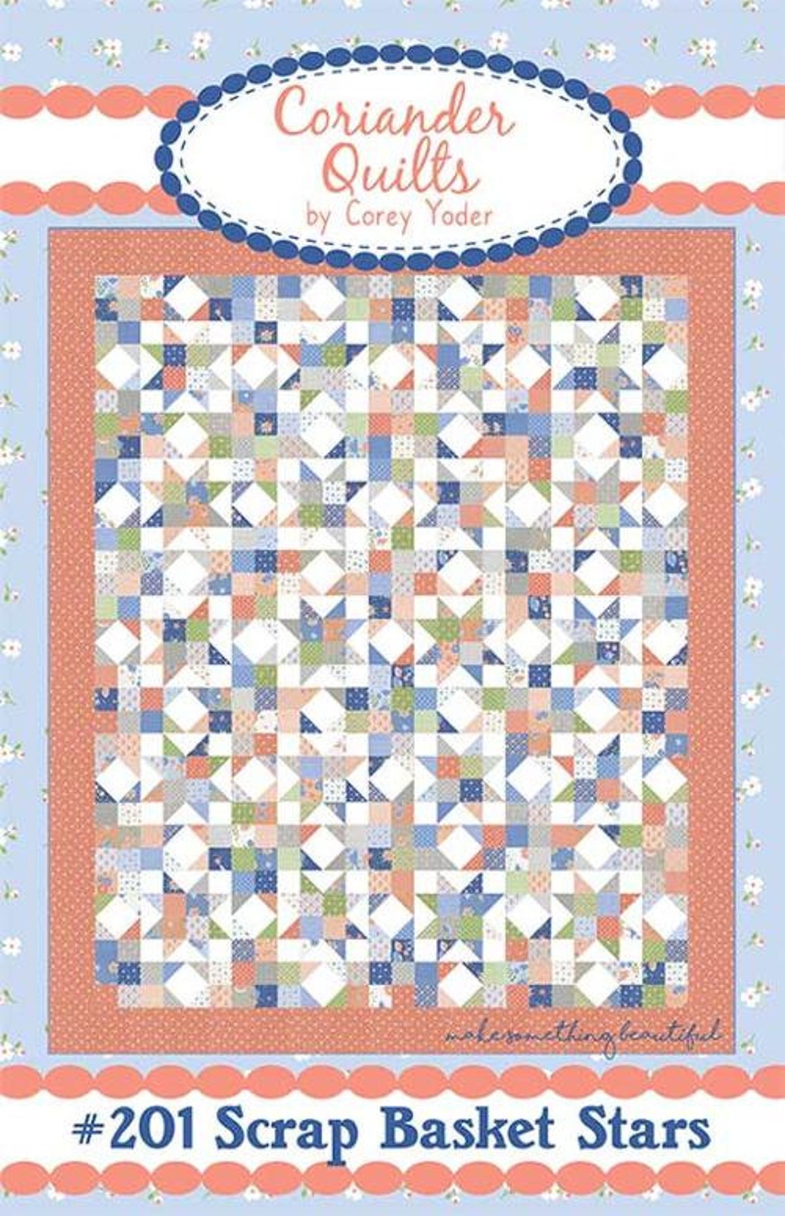 Scrap Basket Stars Quilt Kit by Corey Yoder- Moda- 60" X 72" - Etsy