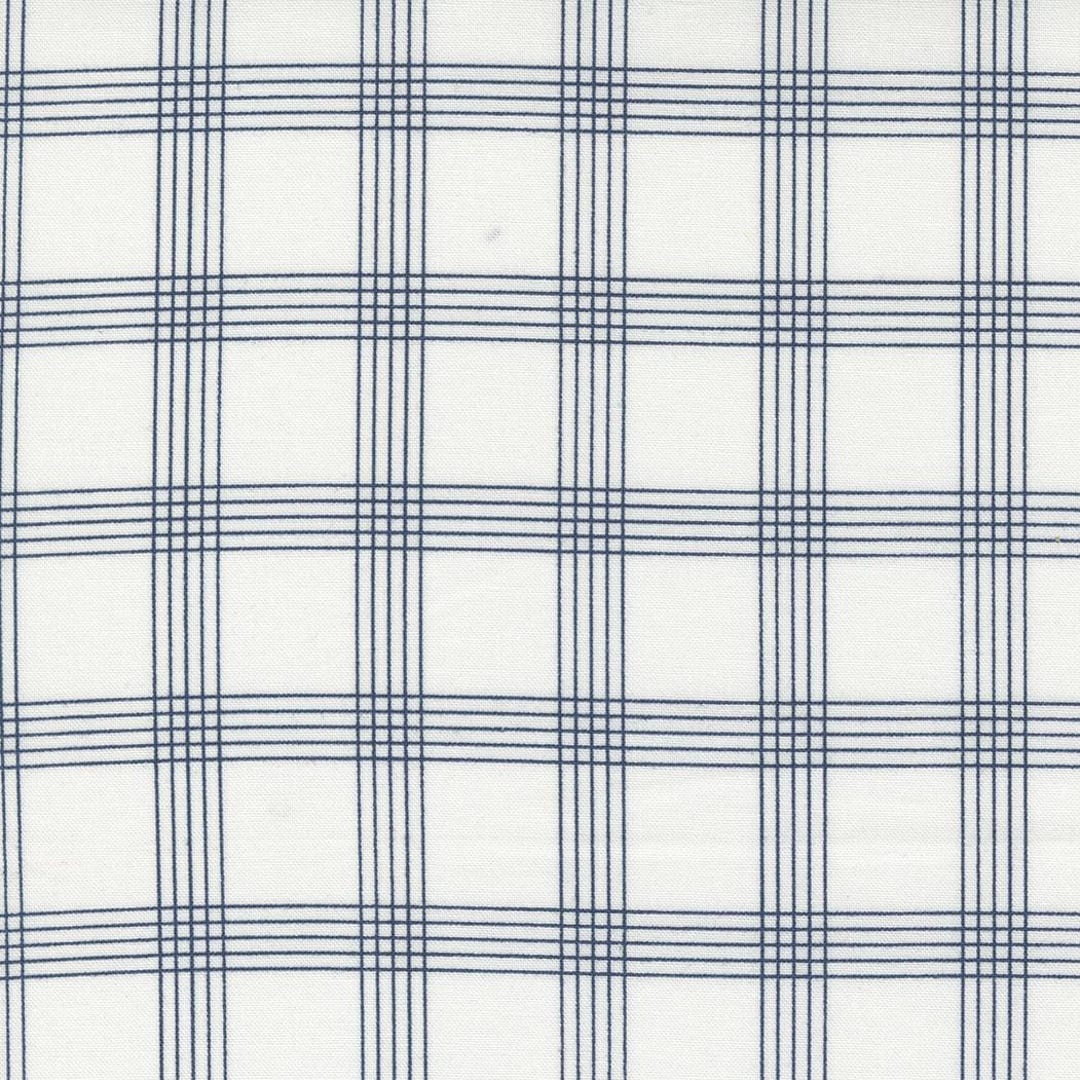 Nantucket Summer Plaid Checks Cream Navy 55262 11 by Camille Roskelley ...