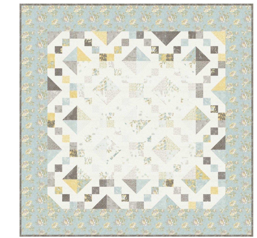 Turn on the Charm Quilt Kit Pattern by Lavender Lime Using Honeybloom ...