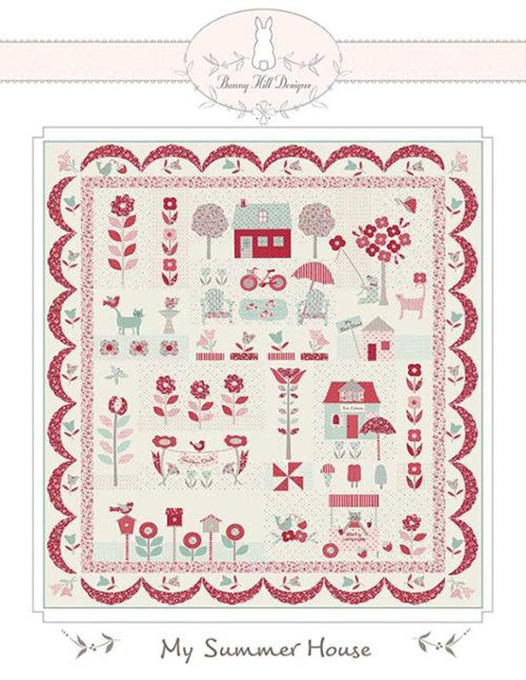 My Summer House Quilt Kit by Bunny Hill Designs SHOP CUT 73 X 82 - Etsy