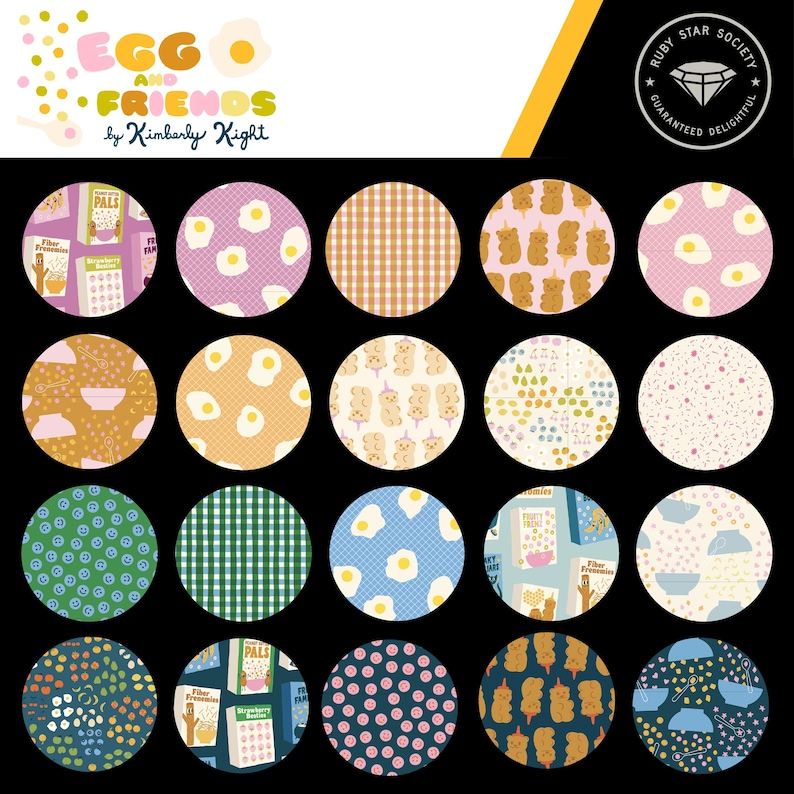 Egg and Friends Smiley Natural RS3094 12 by Kim Kight for Ruby Star ...