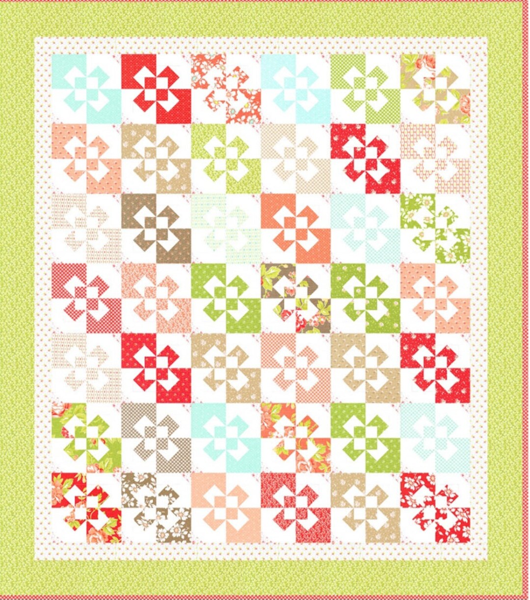 Dragonfly Quilt Kit Using Jelly and Jam by Fig Tree- Moda- 64" X 73" - Etsy