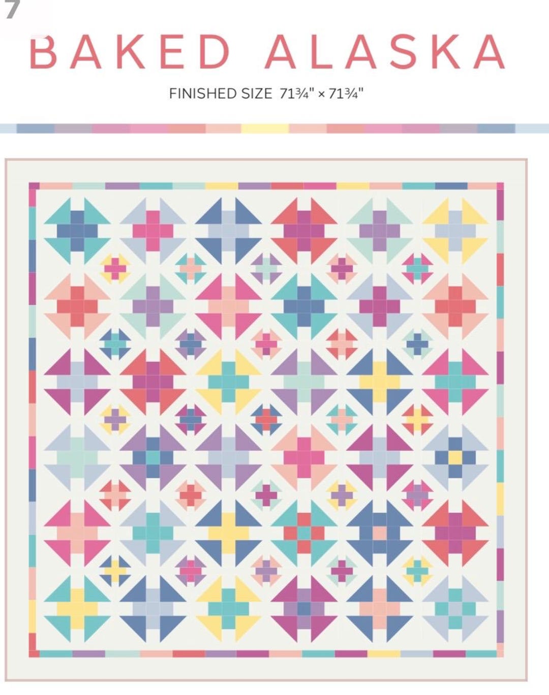 Baked Alaska Quilt Kit Using Bella Solids by Moda- 71 3/4" X 71 3/4" - Etsy