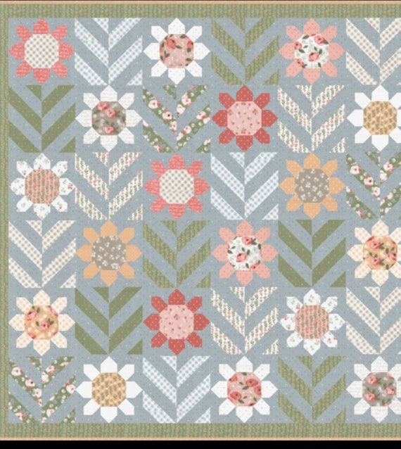 Spring Fling Quilt Kit Using Country Rose Collection by Lella - Etsy