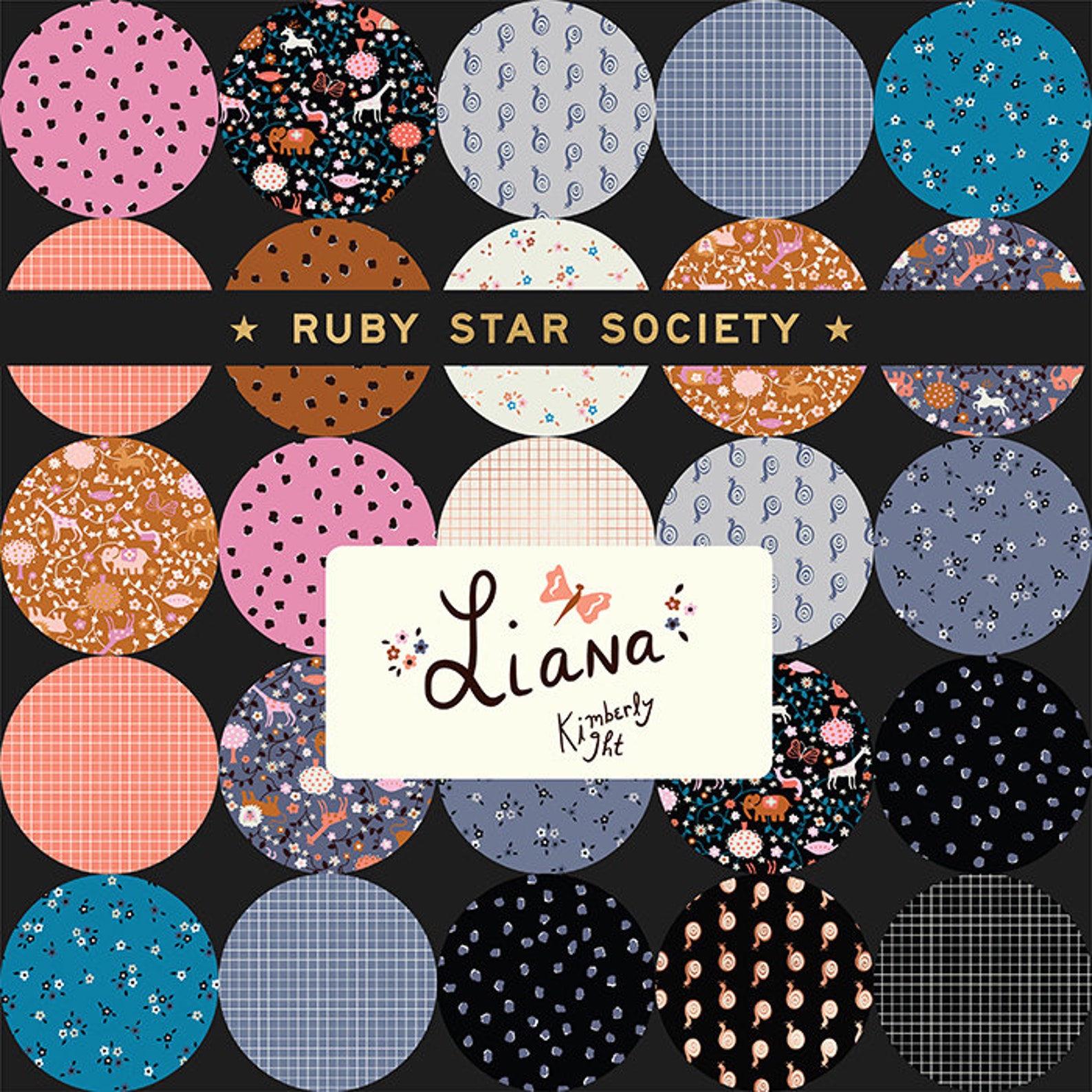 Liana Fat Quarter Bundle by Kimberly Kight Ruby Star | Etsy