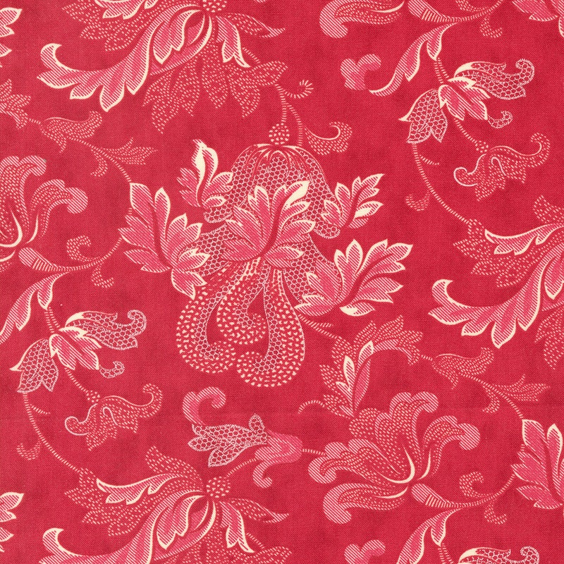 Red Script Fabric - Etsy