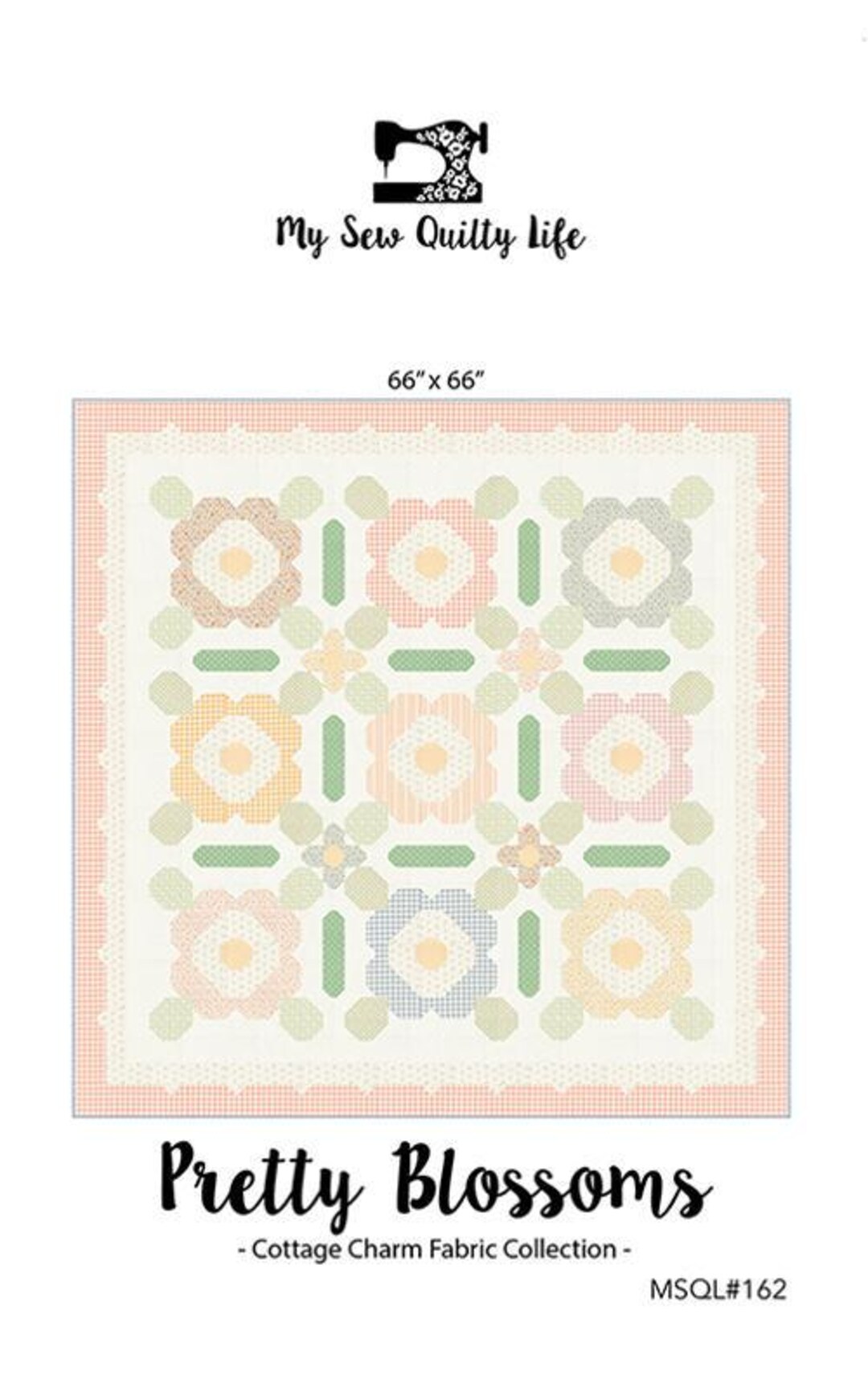 Pretty Blossoms Quilt Kit Using Cottage Charm From Heather Briggs- Moda ...
