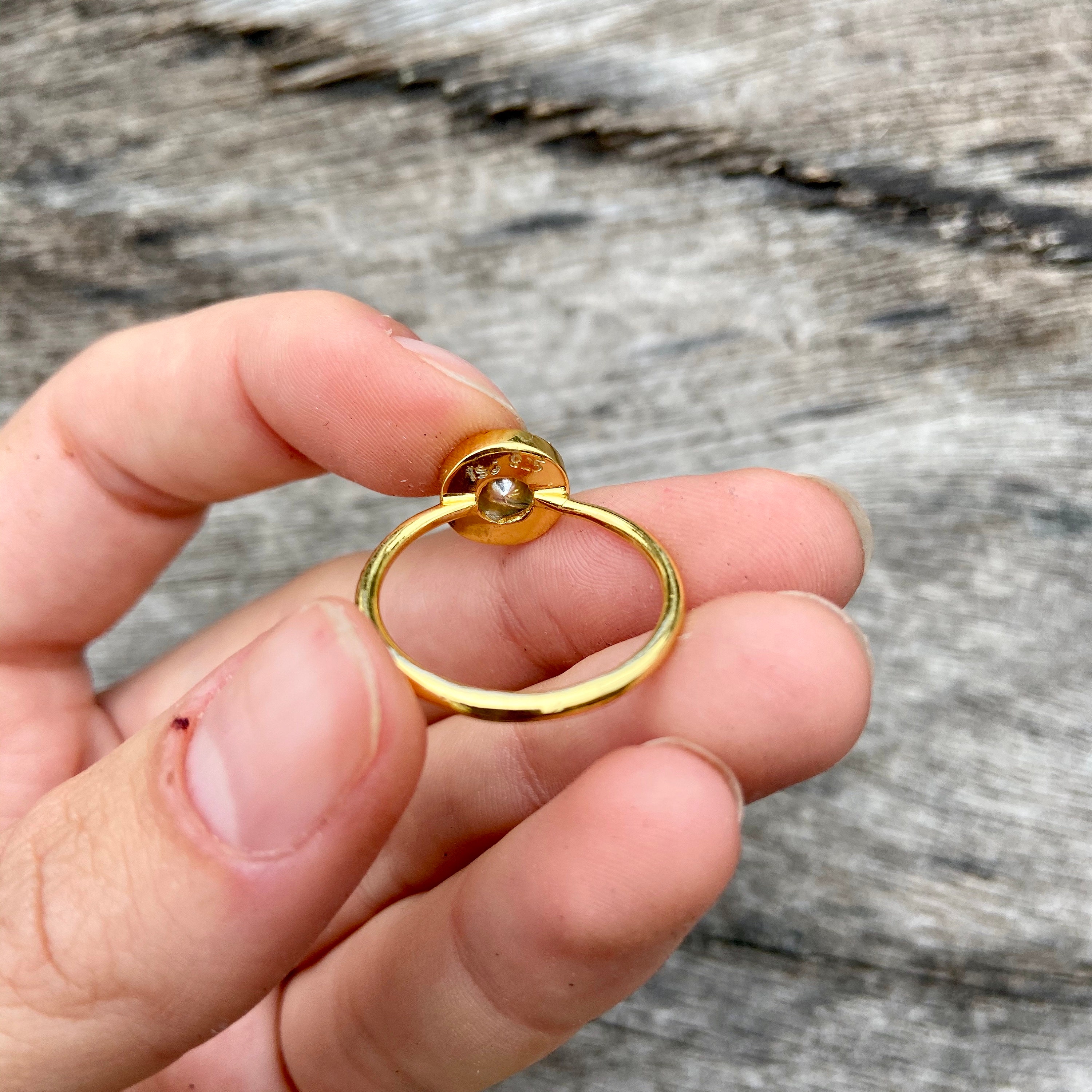 Polki diamond ring gold diamond ring delicate jewelry | Etsy