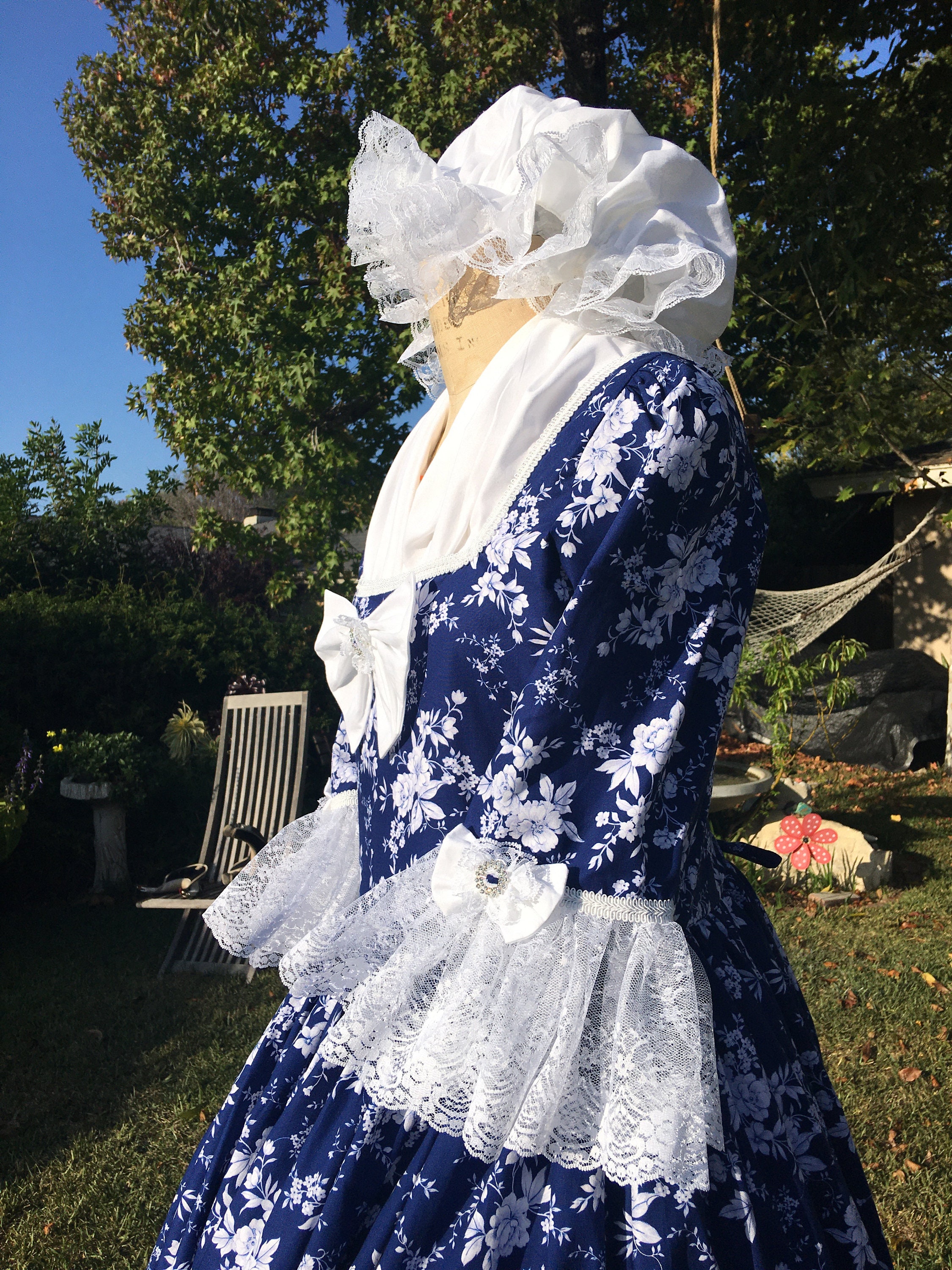 DAR Dress Colonial Gown Made to Measurement Choice of Print - Etsy