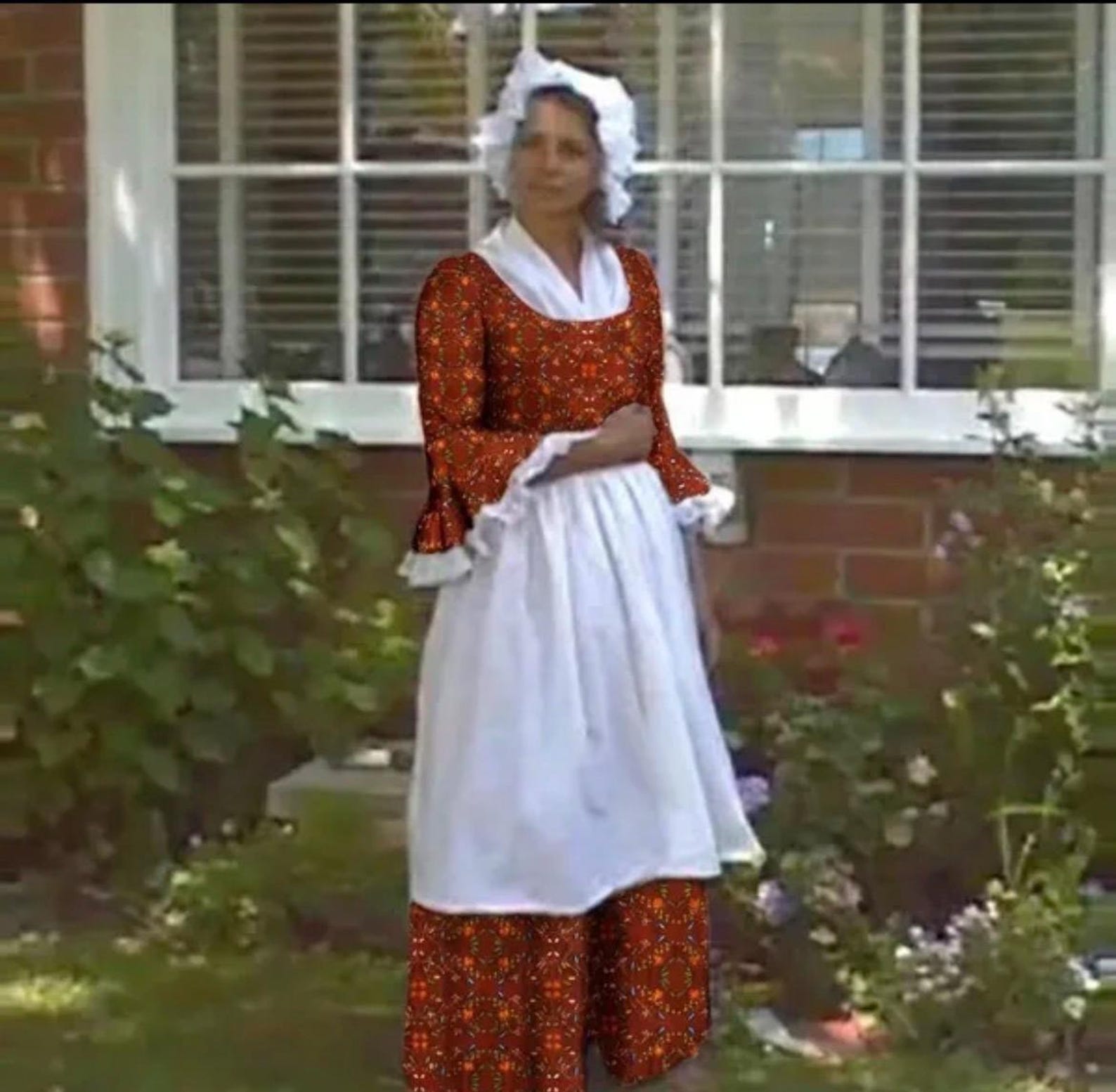 Colonial DAR Historical Dress Made to Measurement Size 12-14 - Etsy