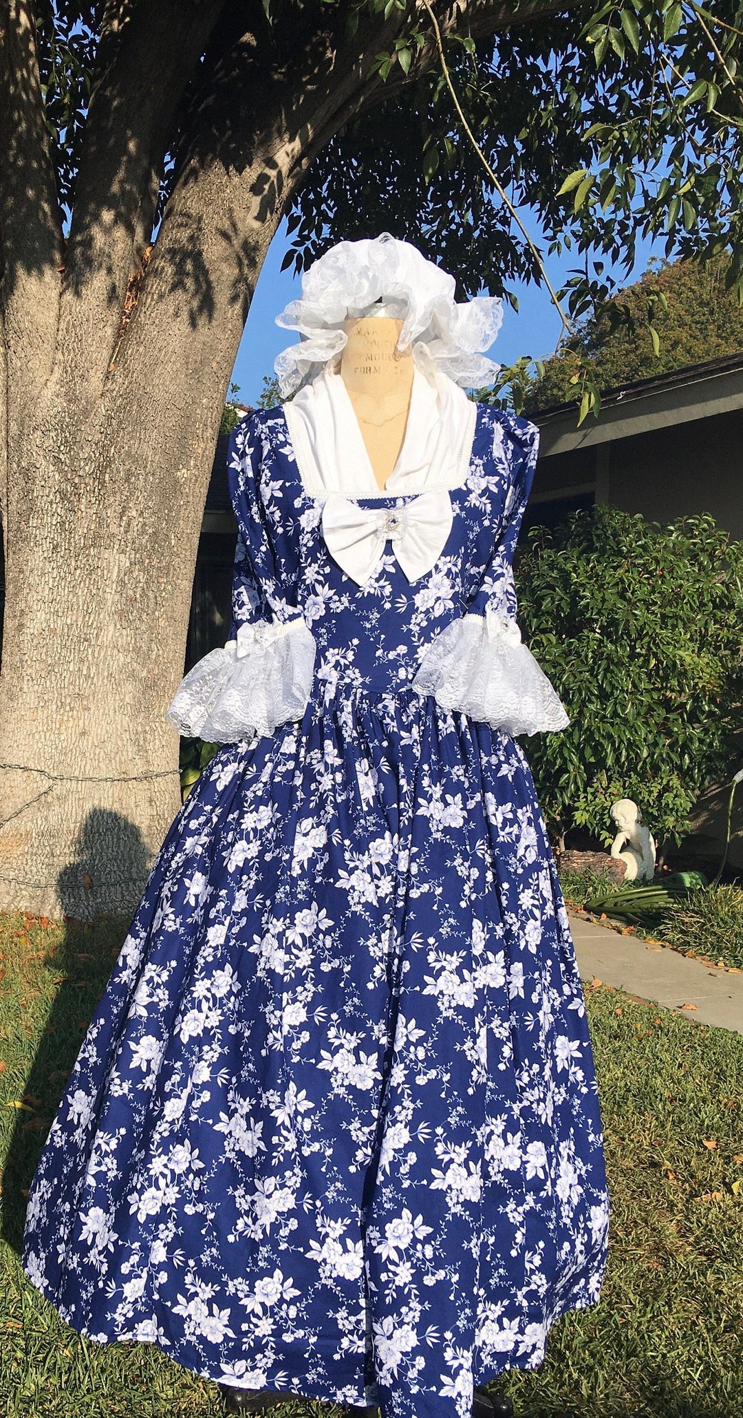 DAR Dress Colonial Gown Made to Measurement Choice of Print - Etsy