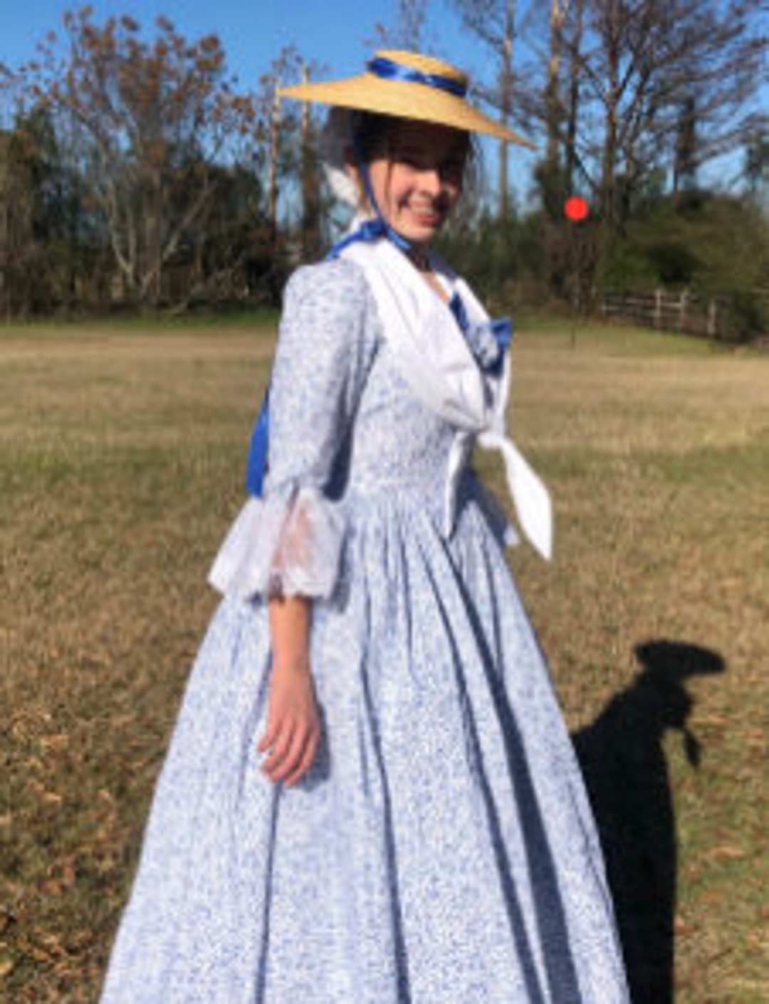 Colonial Gown Dar Gown Made to Measurement Choice of Print Size 04-08 ...