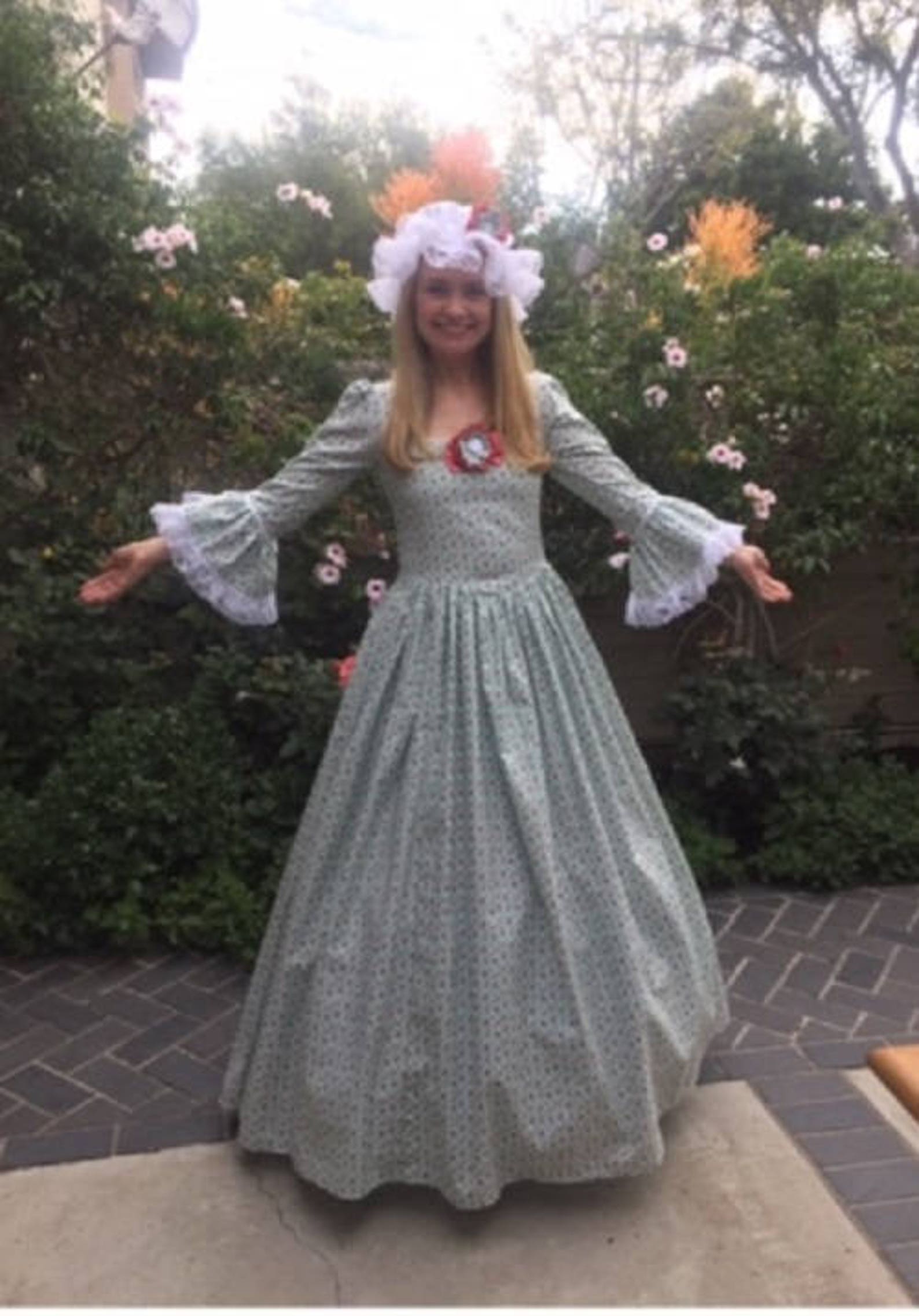 Colonial Dar Gown Made to Your Measurements Choice of Print & Color 04 ...