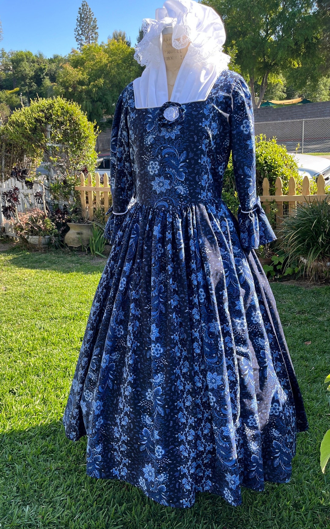 DAR Gown Revolutionary War 1776 Colonial Women Dress Made to ...