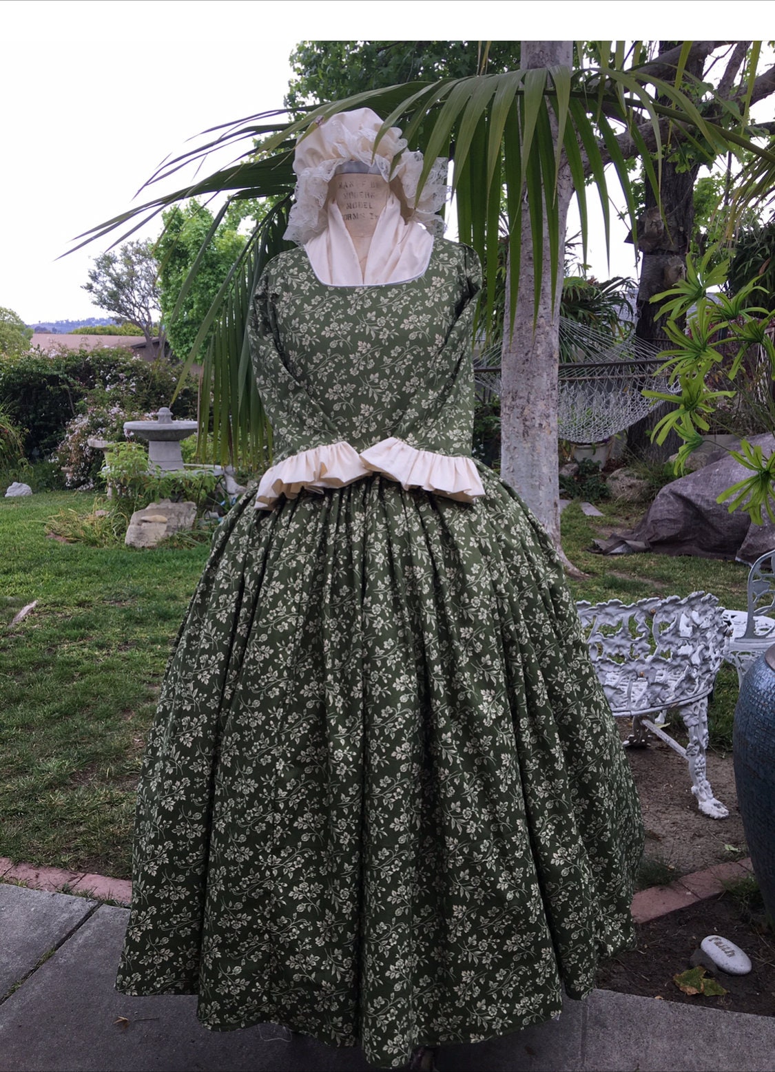 Colonial Gown 3pc. Made to Measurements and Choice of Color&print - Etsy