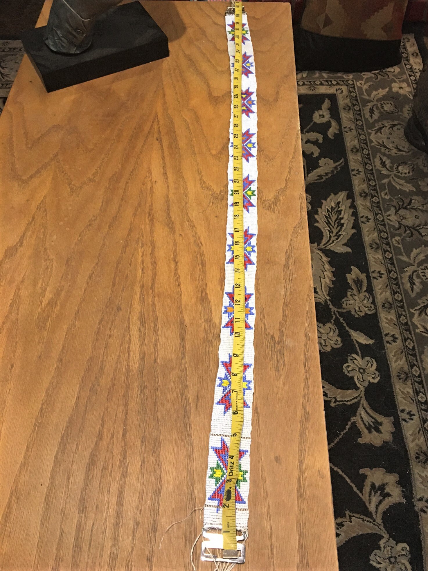 Vintage Native American Sioux Indian Hand Beaded Belt - Etsy