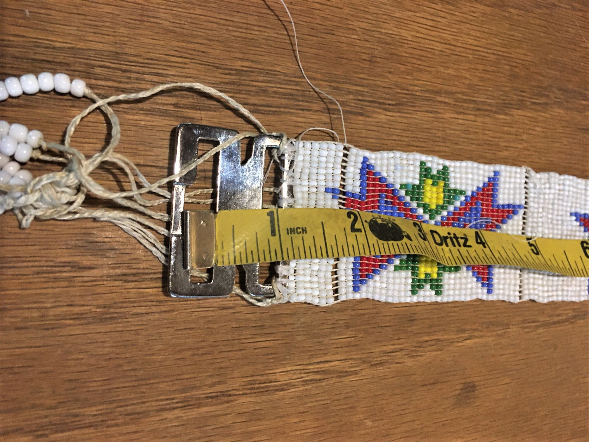 Vintage Native American Sioux Indian Hand Beaded Belt - Etsy