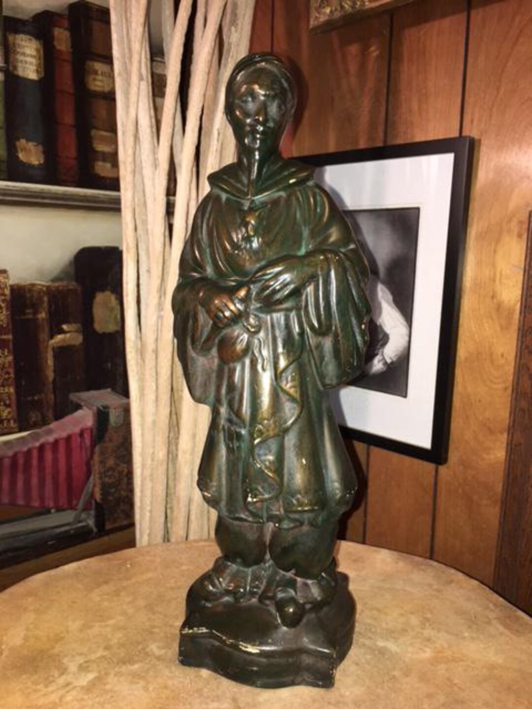 Vintage Tall Asian Statue - Etsy