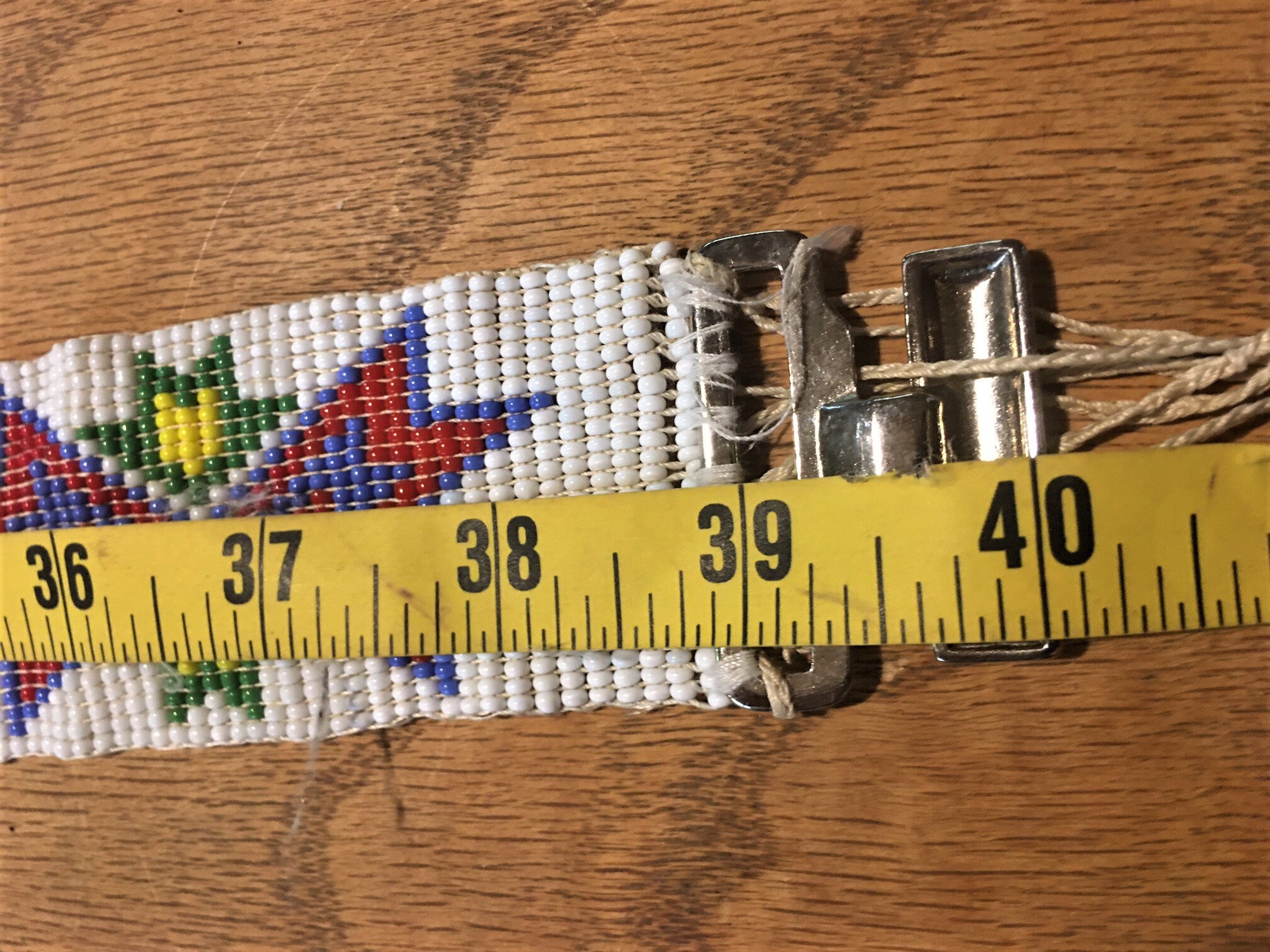 Vintage Native American Sioux Indian Hand Beaded Belt - Etsy