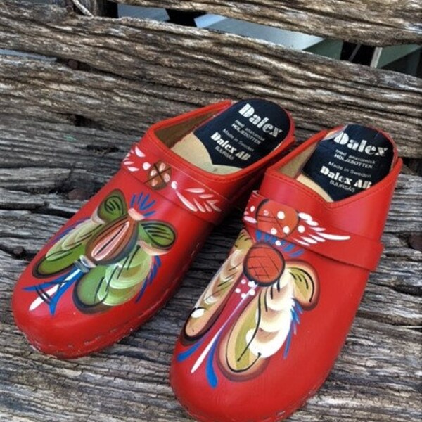 Hand Painted Clogs - Etsy