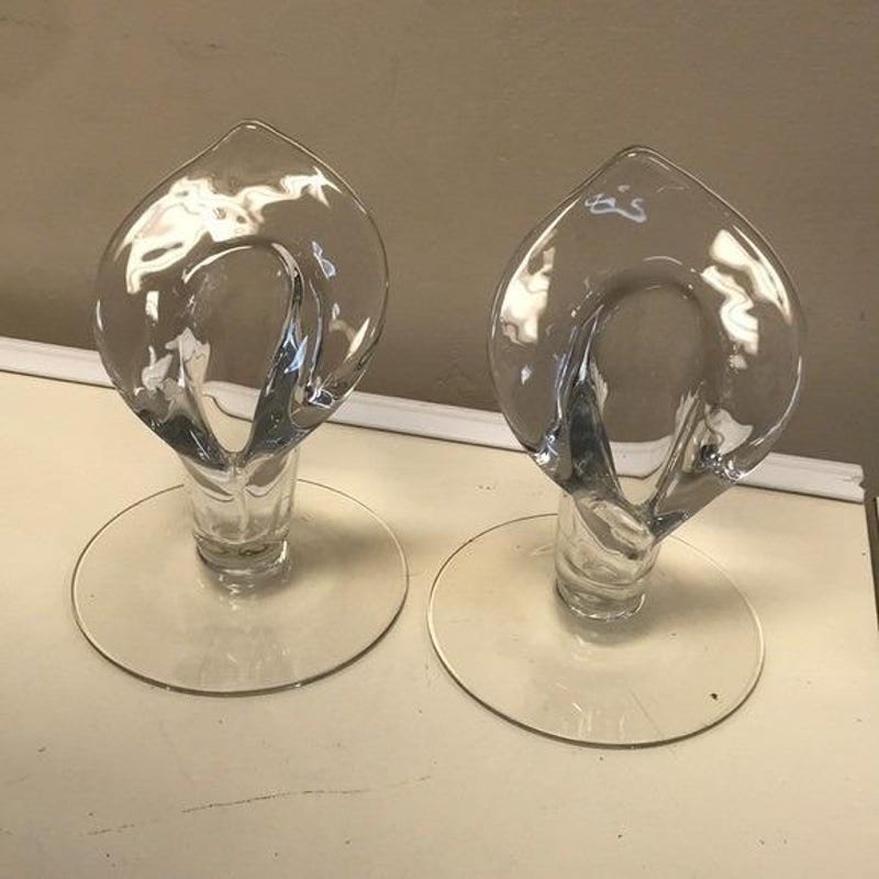 Vintage Pair Candlesticks - Etsy