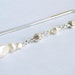 Pearl Bookmark Freshwater Pearls Beaded Bookmark Cream Bookmark Silver ...