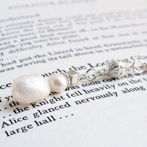 Pearl Bookmark - Freshwater Pearls - Beaded Bookmark - Cream Bookmark ...